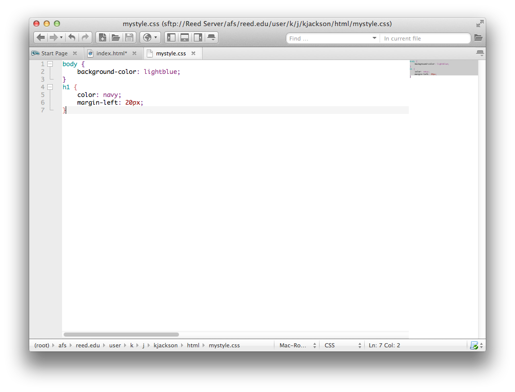Creating a Website with Komodo Edit - CIS Help Desk - Reed College