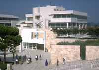 Architecture of the Getty Center - Arrival Plaza