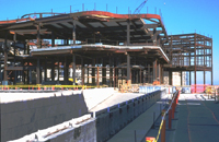 Architecture of the Getty Center - Construction