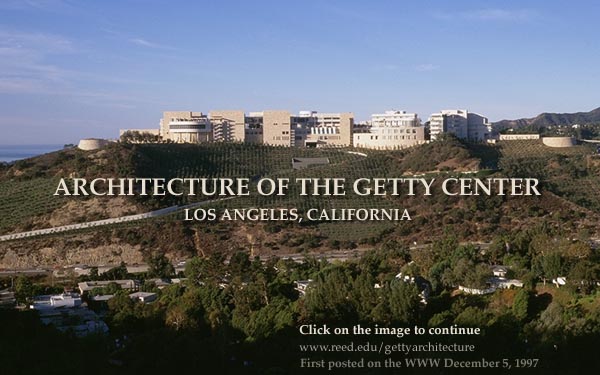 Architecture of the Getty Center