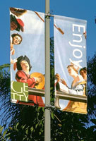 Architecture of the Getty Center - Signs